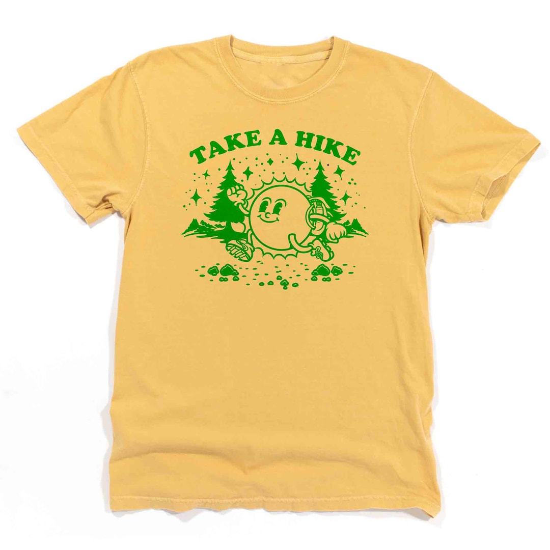 Take a Hike Graphic Tee | Retro Hiking T-shirt | Hiker Graphic T-shirt ...