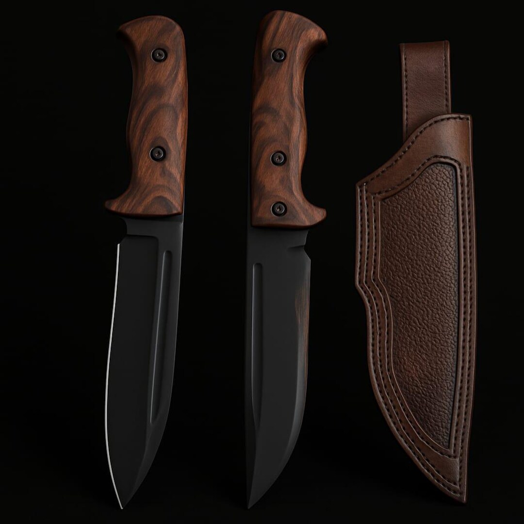 Thekingsteel™ Tactical Knife Blade Tip – Sharp Black Steel Point for ...