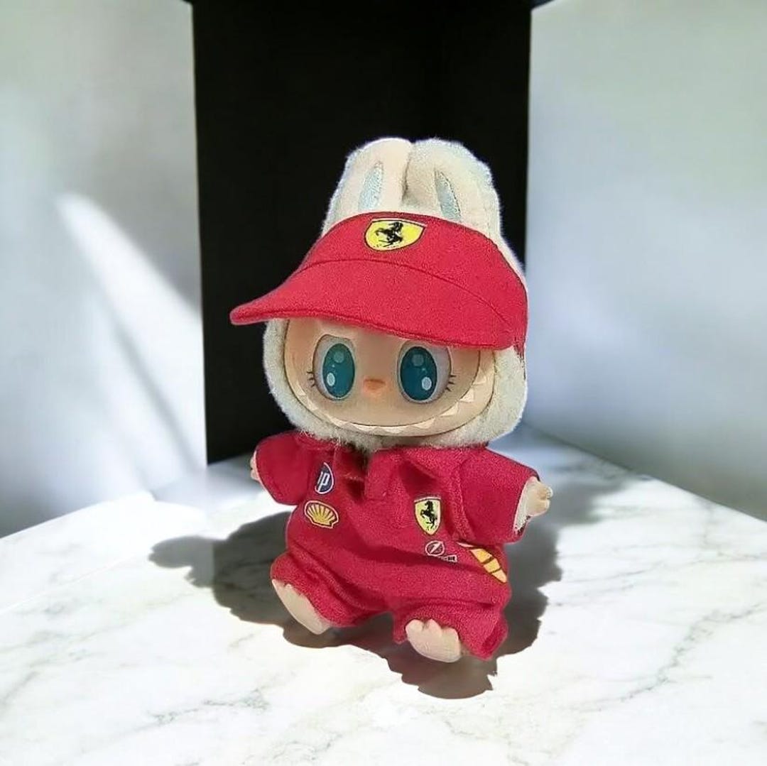 Ferrari Formula 1 Labubu Clothes Jerseys -outfit Set for 17cm Doll ...