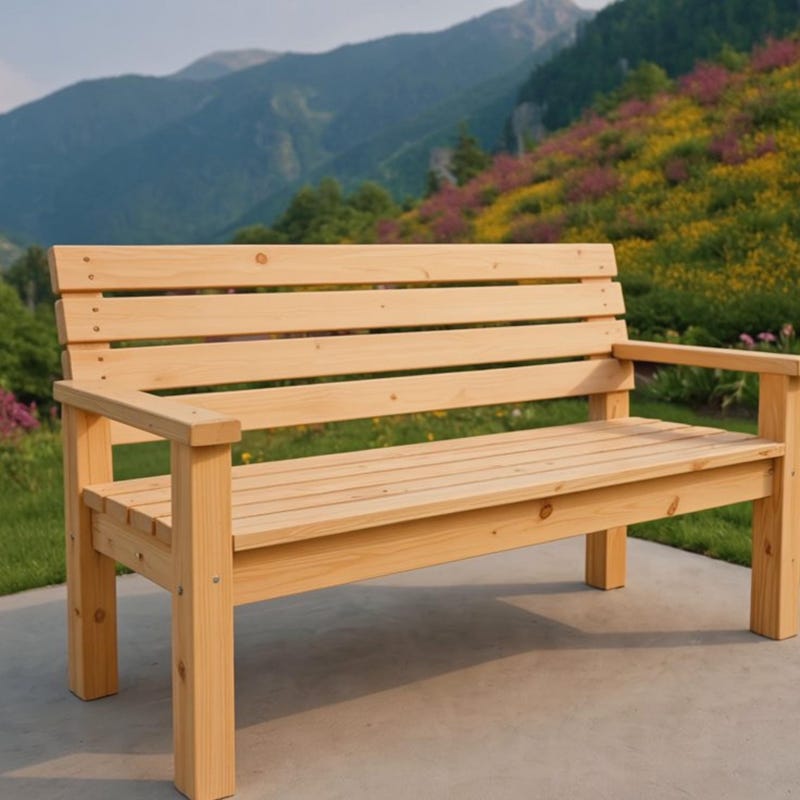 Bench Backrest Plans - Etsy