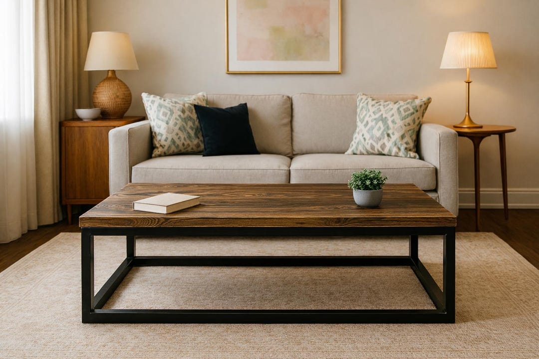 Rectangle Box Frame Coffee Table Plans | Modern DIY Woodworking PDF ...