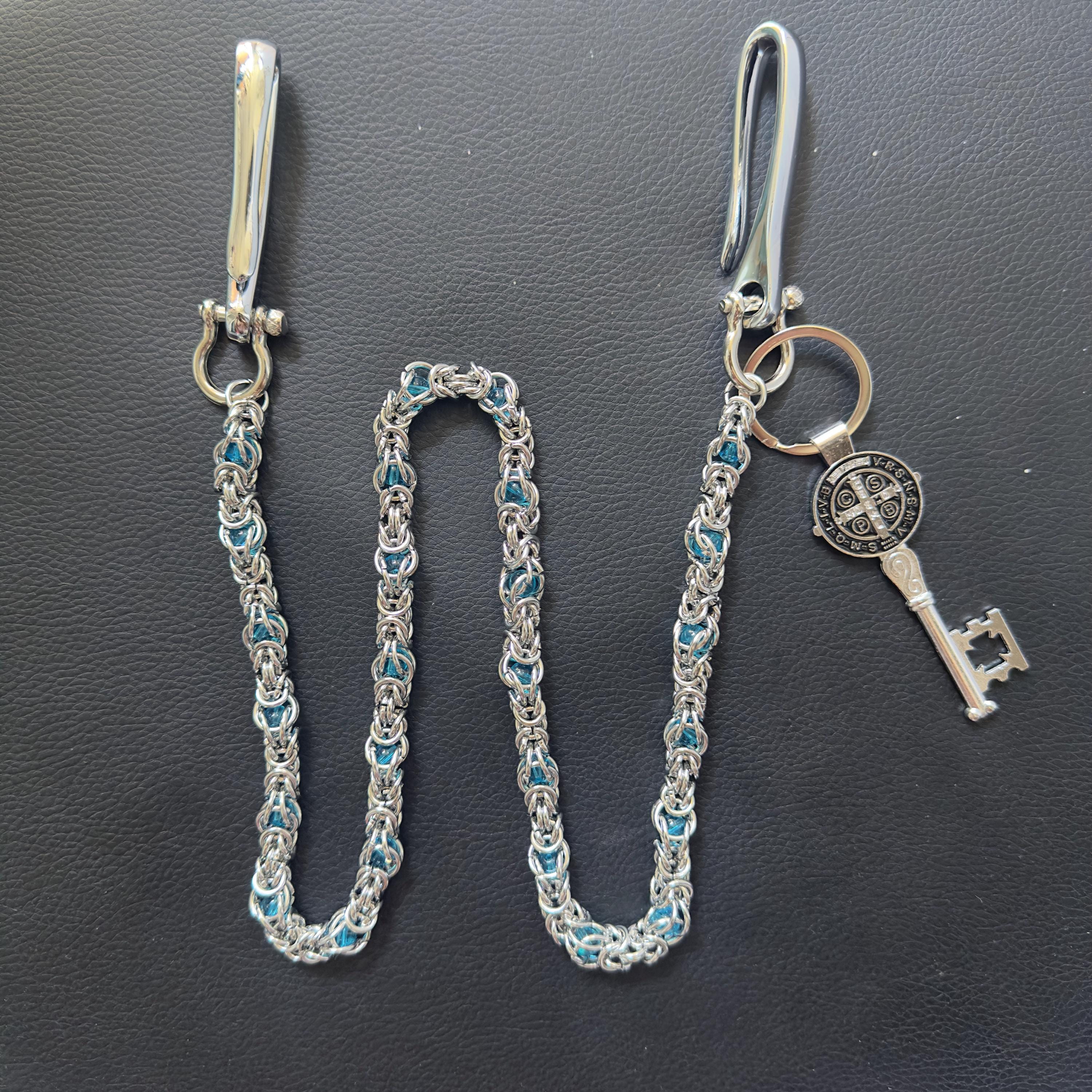 Keel Cross Wallet Chain,jeans Chain,gothic Pants Chain,biker Wallet ...