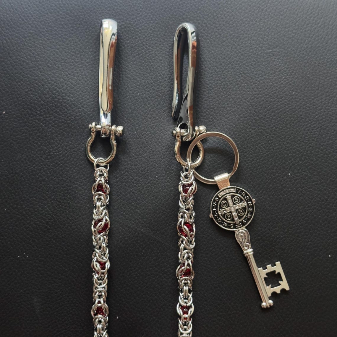 Blue Keel Splicing Wallet Chain,jeans Chain,gothic Pants Chain,biker ...