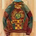 Handmade Two Tone Green and Red Leather Jacket Men, Old Money Jacket ...