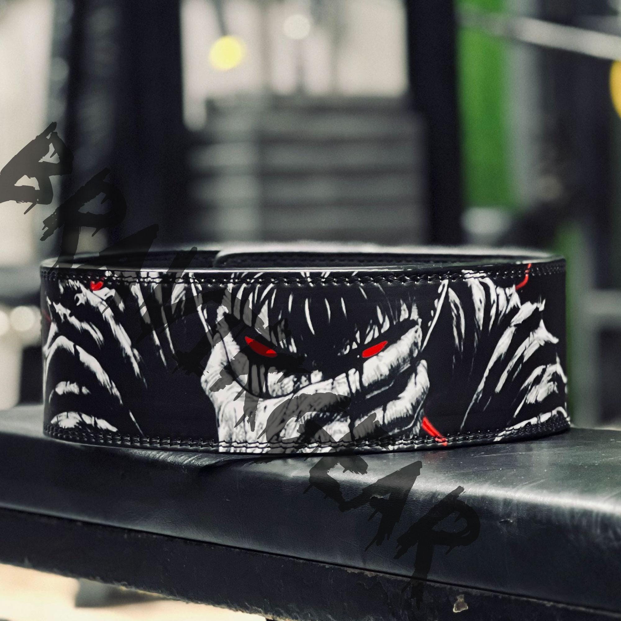 Berserk Anime Leather Lifting Belt: Custom Weightlifting Gym Belt - Etsy