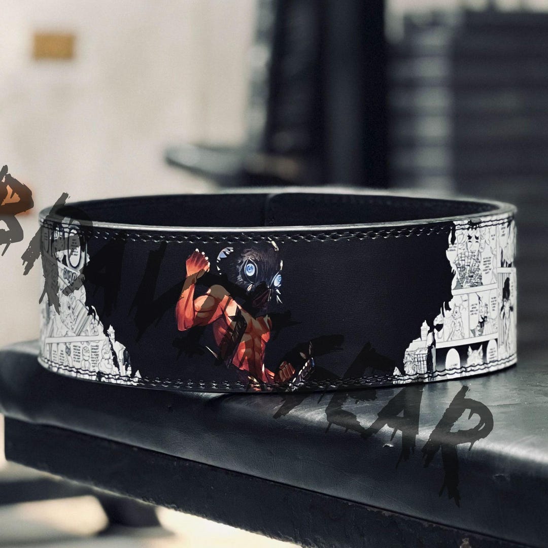 Inosuke Lever Belt |demon Slayer Powerlifting Belt| Custom Lever Belt ...