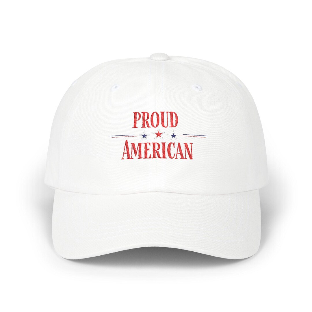 Proud American Classic Dad Cap | Patriotic Hat for Father's Day ...