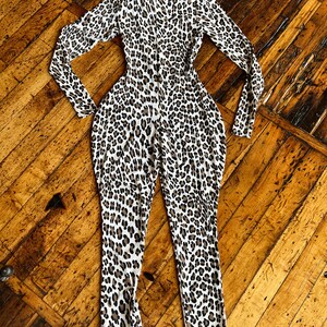 1980s Leopard Print Unitard Norma Kamali - Etsy