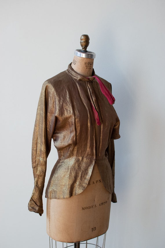 1930s Gold Lamé Jacket - Gem