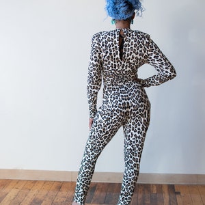 1980s Leopard Print Unitard Norma Kamali - Etsy