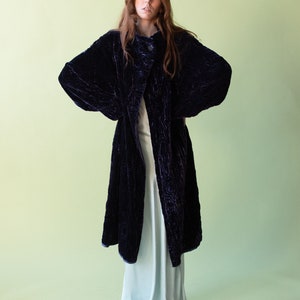 Quilted Velvet Coat | Ghost - Etsy