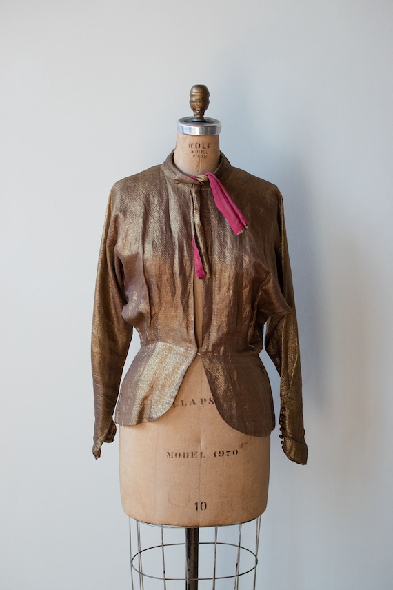 1930s Gold Lamé Jacket - Gem