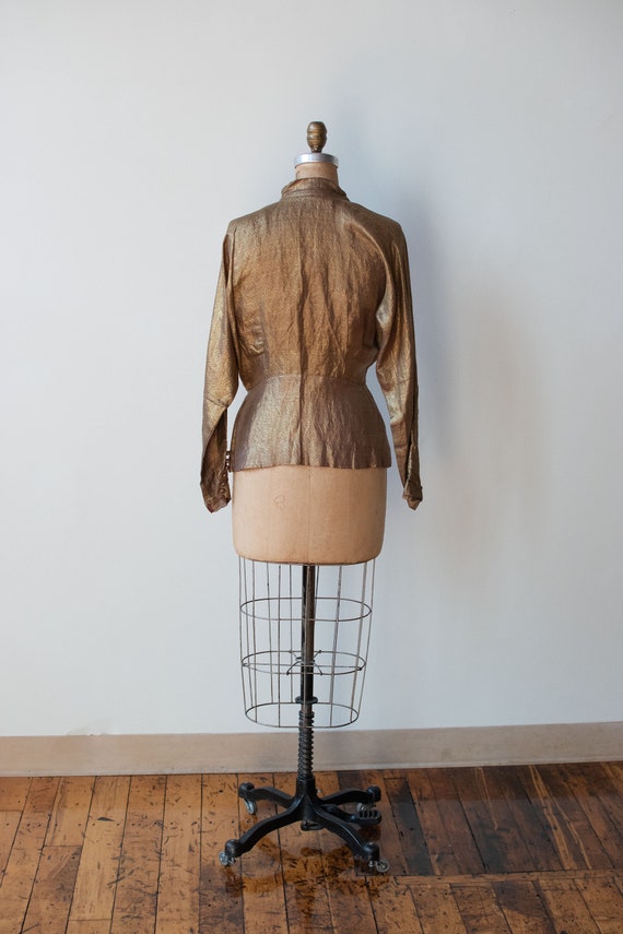 1930s Gold Lamé Jacket - Gem