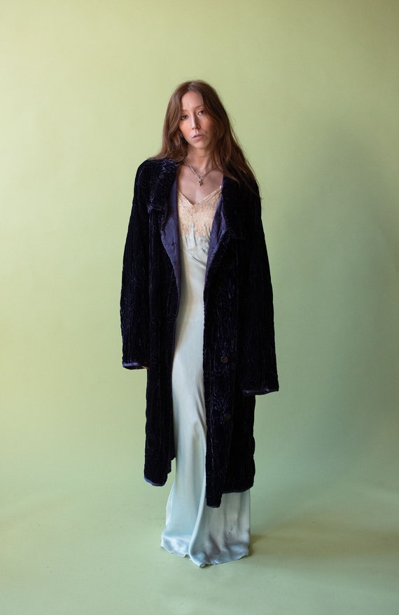 Quilted Velvet Coat | Ghost - Gem