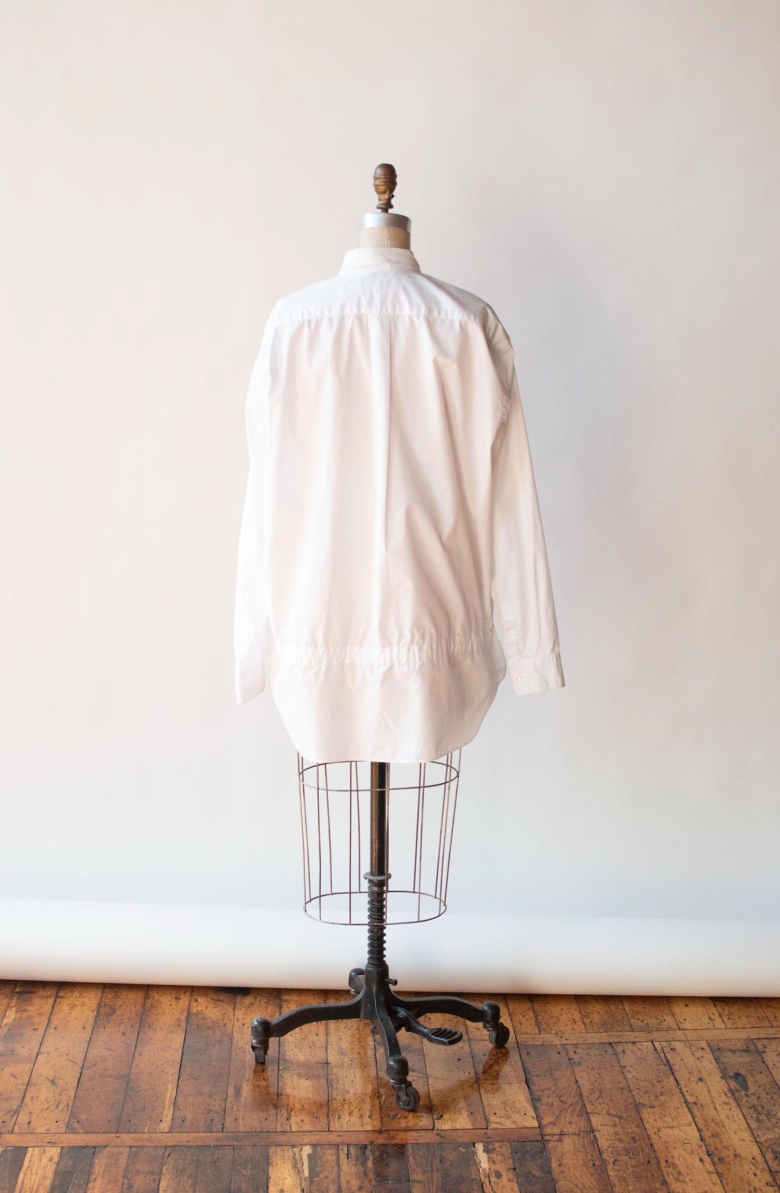 White Shirt W/ Drawstrings | Comme Des Garcons - Etsy