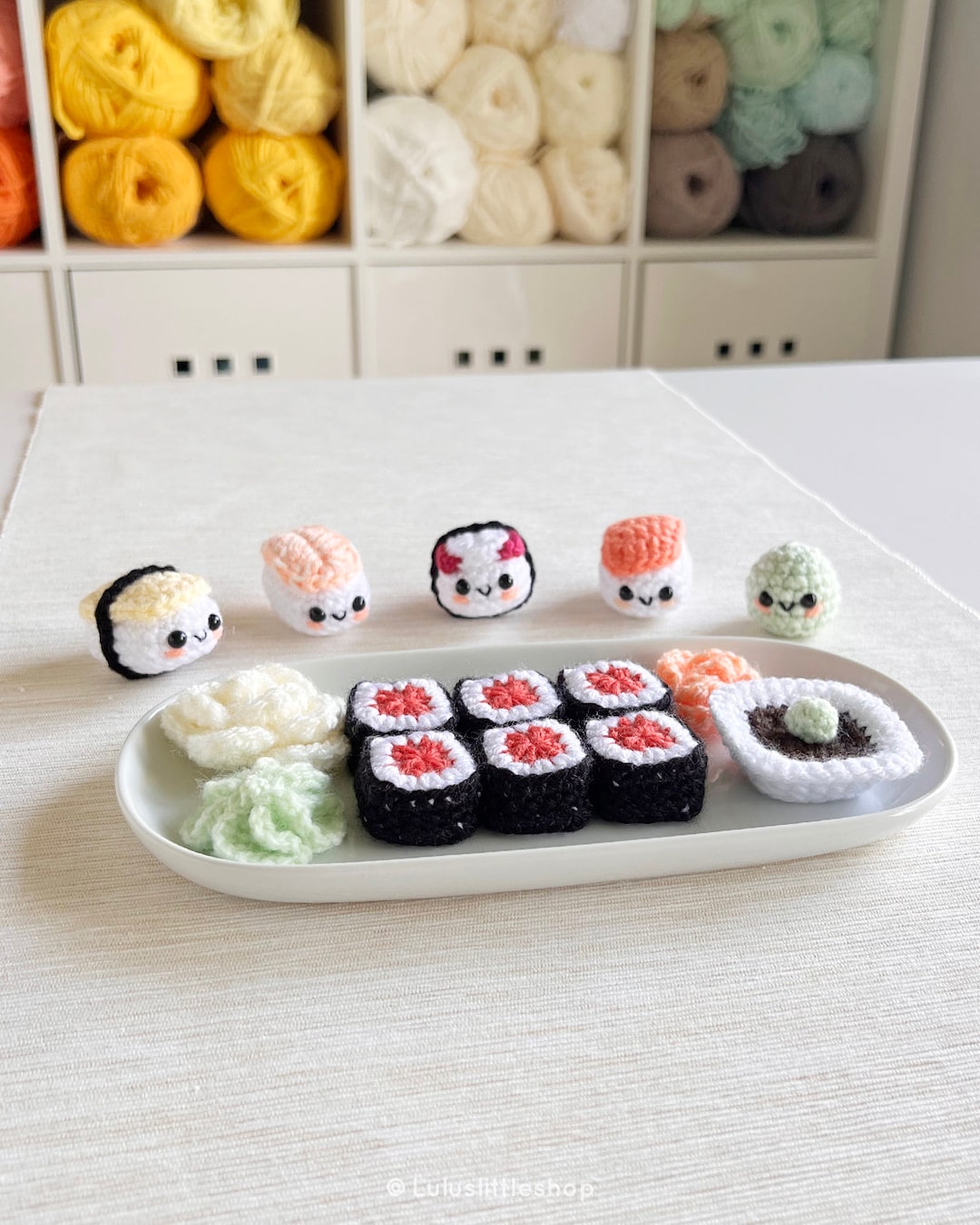Crochet Pattern Bundle: Sushi Party - by Luluslittleshop - Etsy
