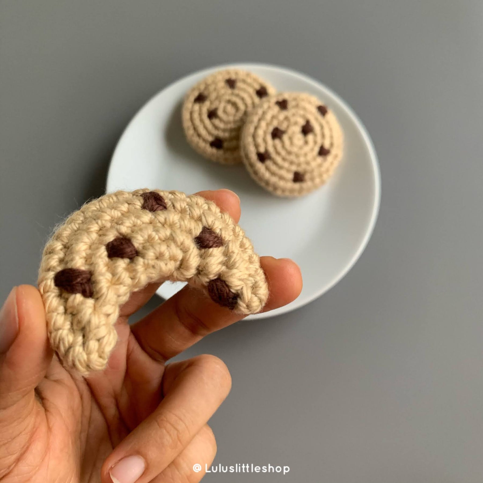 Crochet Pattern: Milk and Cookies by Luluslittleshop | Etsy