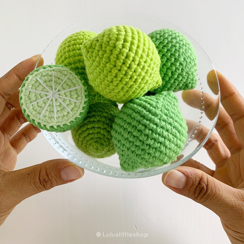 Crochet Pattern: Lime (whole and Half) - by Luluslittleshop - Etsy