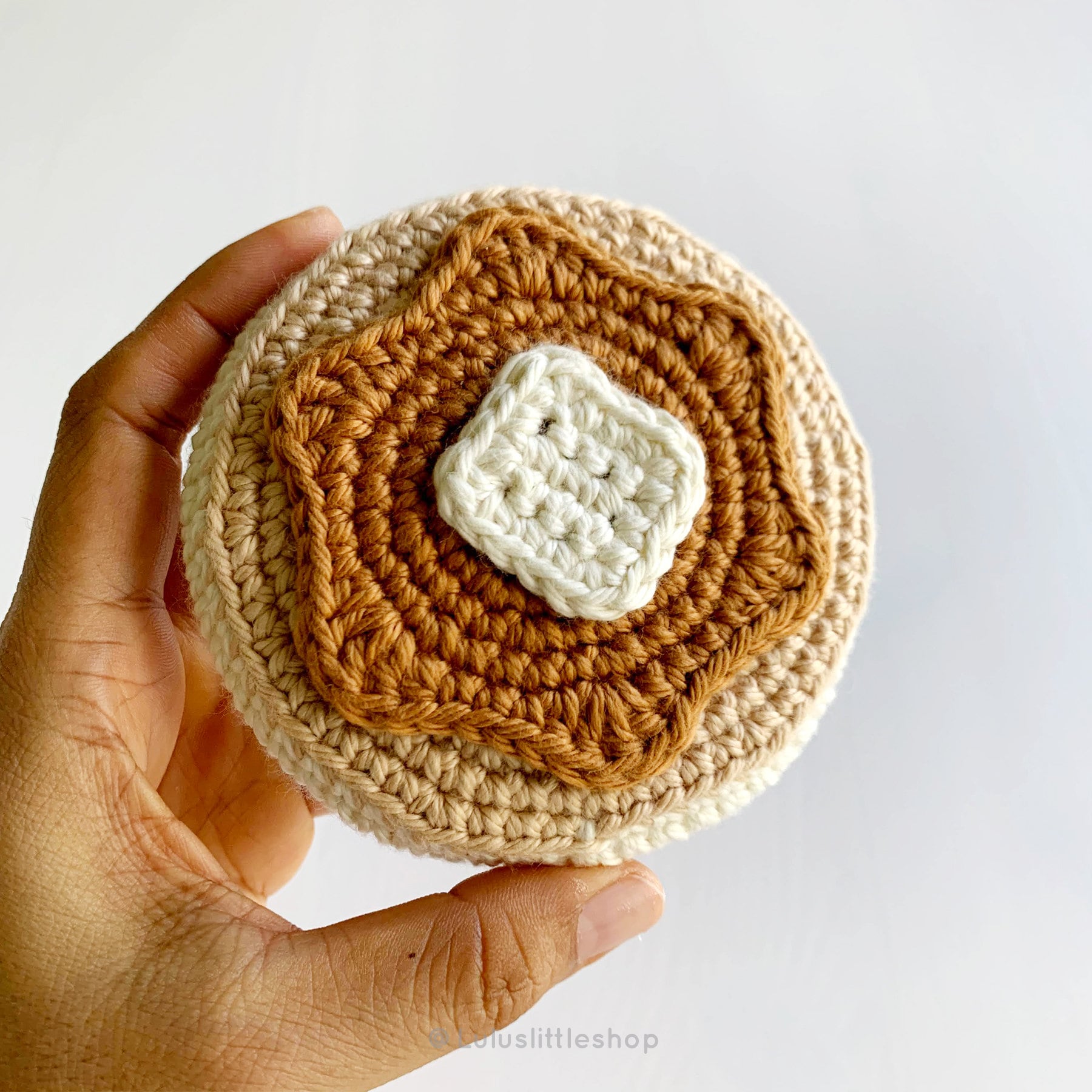 Crochet Pattern: Butter and Syrup Pancake by Luluslittleshop - Etsy Canada
