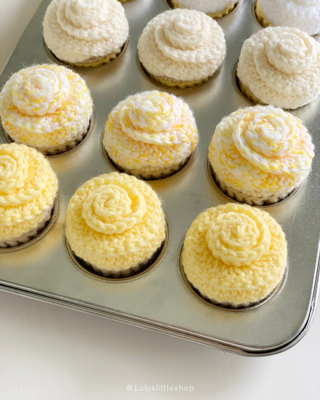 Crochet Pattern: Mini Cupcake - by Luluslittleshop - Etsy
