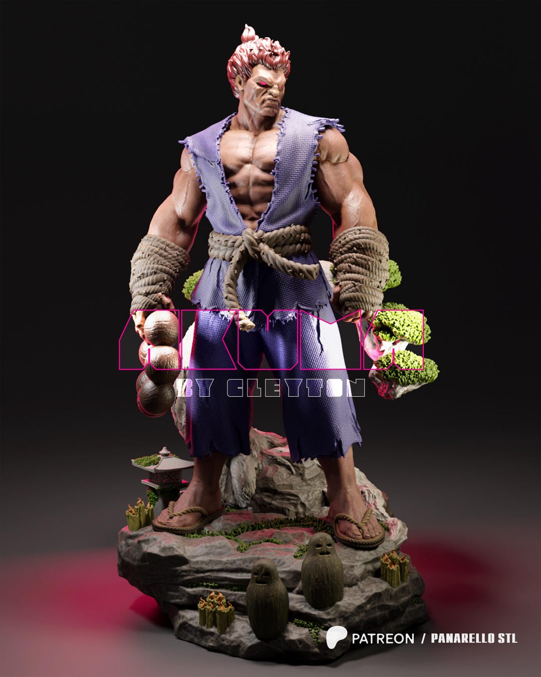 Akuma 230mm 12K Resin Model Kit Painted 3d Printed Statue Figure - Etsy