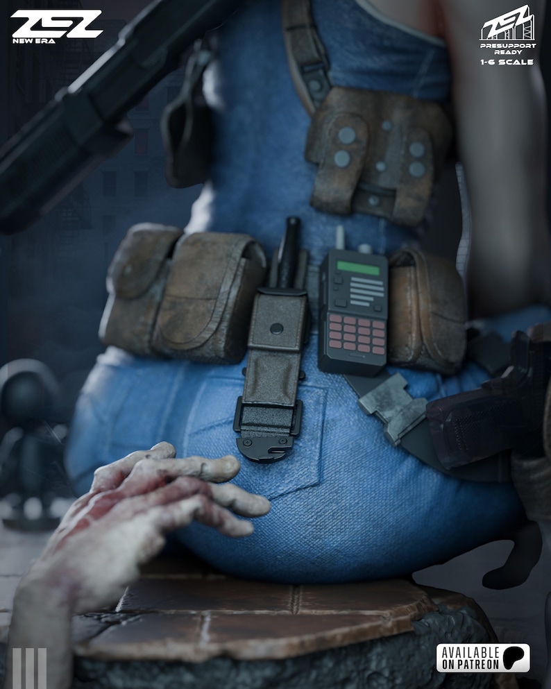 Jill Valentine 1:6 Scale Hand Painted Resin Figure – Collectible ...