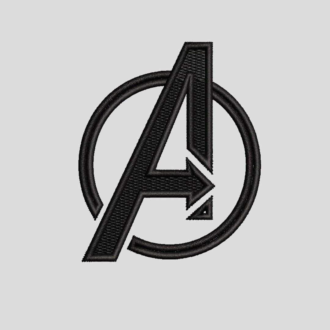 Avengers Icon Embroidery Design - Marvel Superhero Logo for Kids ...