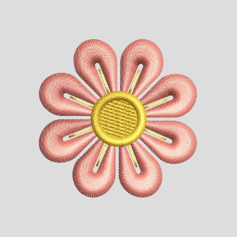 Cute Mini Flower Embroidery Design – Instant Download - Etsy
