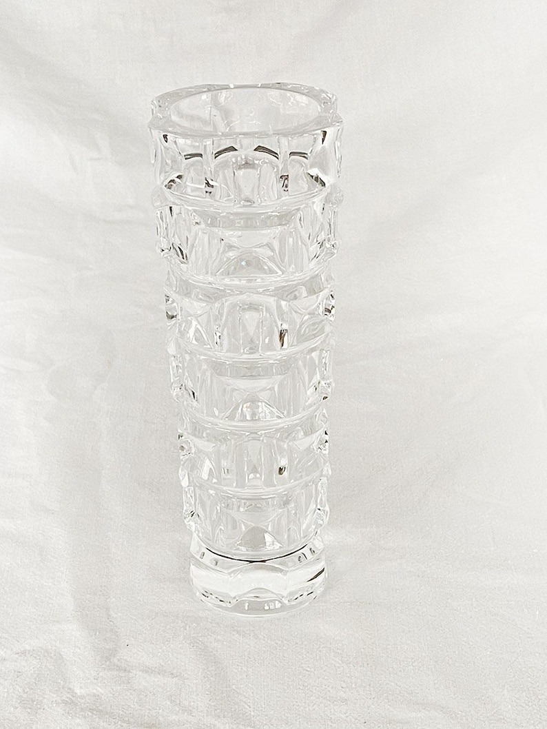 50s/60s Dimpled Brick Vase Design Poss Frantisek Visner Glass Sklo ...