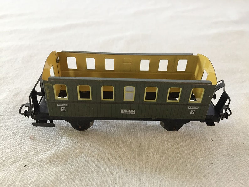 1960s Vintage Antique MARKLIN West Germany Toy TRAIN Tin Plate Plastic ...