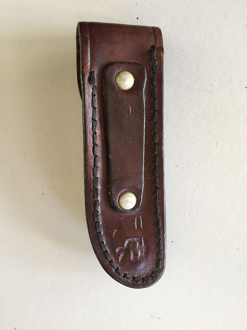 Vintage Antique European étui Sellerie Handstitched Leather - Etsy