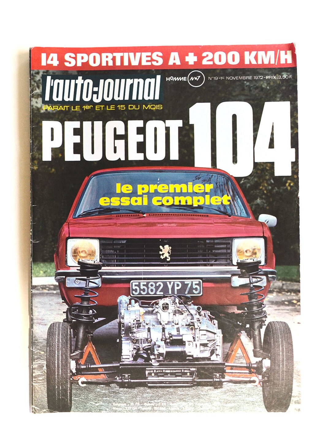 Vintage Documentation November 1972 L'AUTO JOURNAL Magazine Sportscar ...