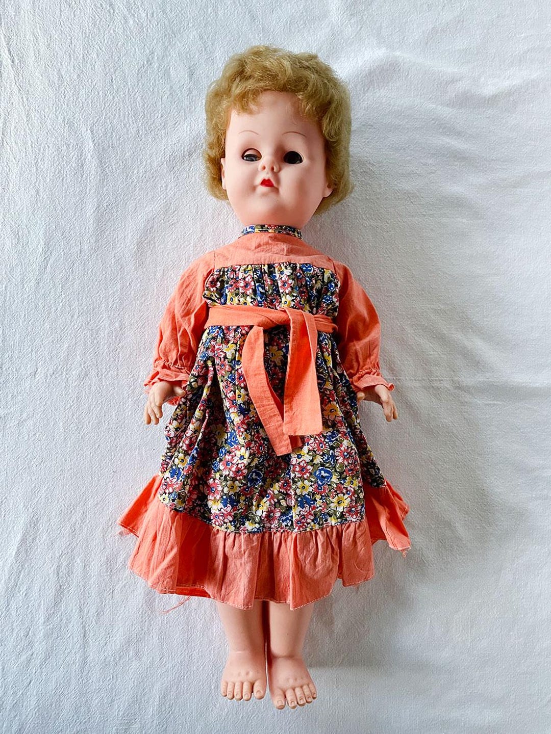 Rare Kawaii Vintage RODDY 1950s Doll Toy England U.K Rooted Hair Eyes ...