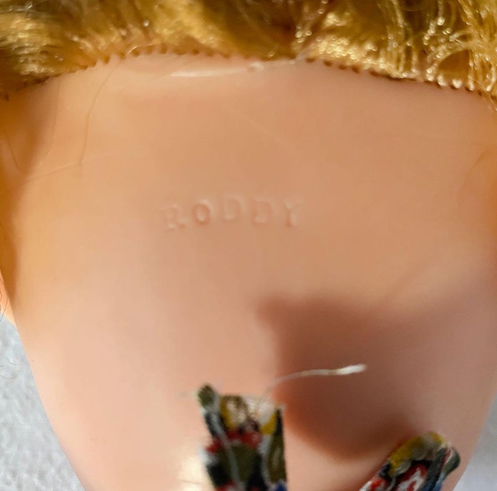 Rare Kawaii Vintage RODDY 1950s Doll Toy England U.K Rooted Hair Eyes ...