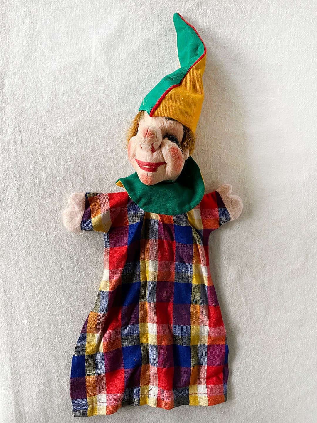 Vintage KERSA Cloth Clown Germany 40s Character Puppet Hand Glove ...