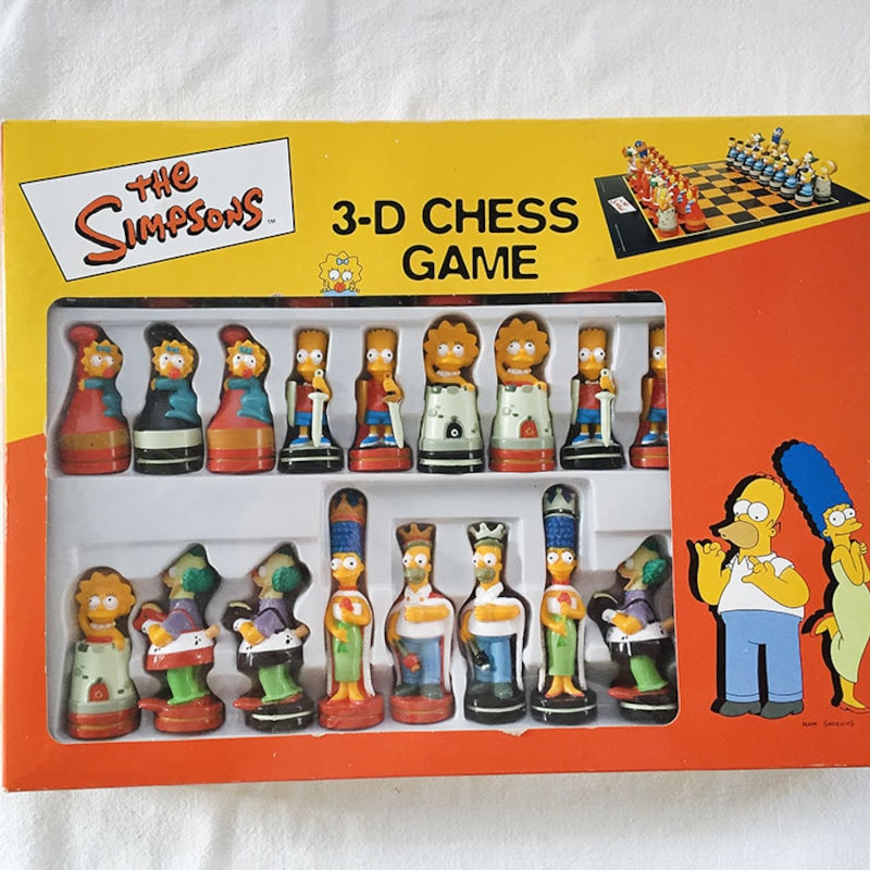 Simpsons Chess Set - Etsy