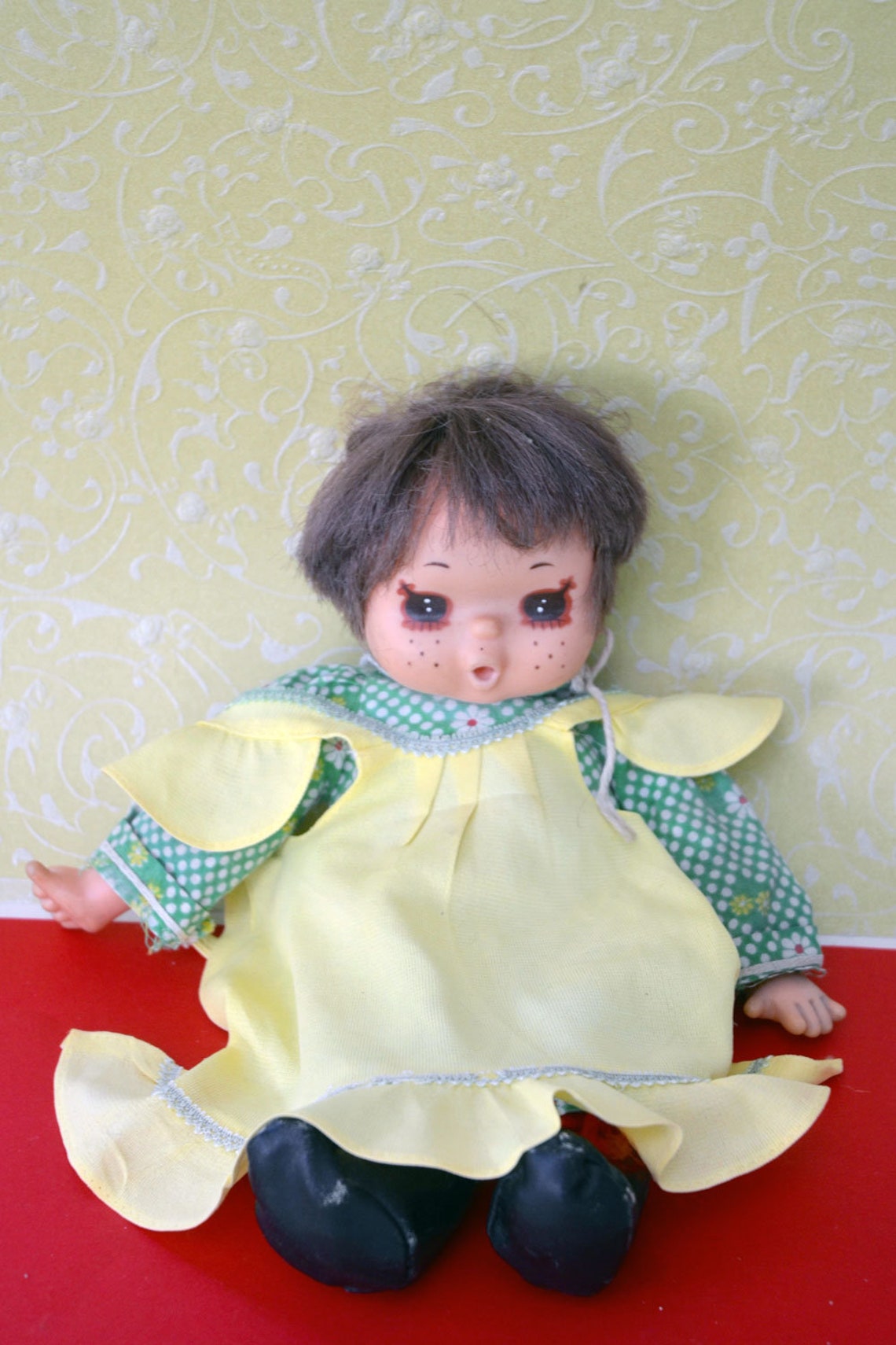 1970s Japanese Anime Kuta Kuta Futago No Monchhichi Kun Chan - Etsy