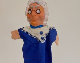 Grandma Hand Puppet - Etsy