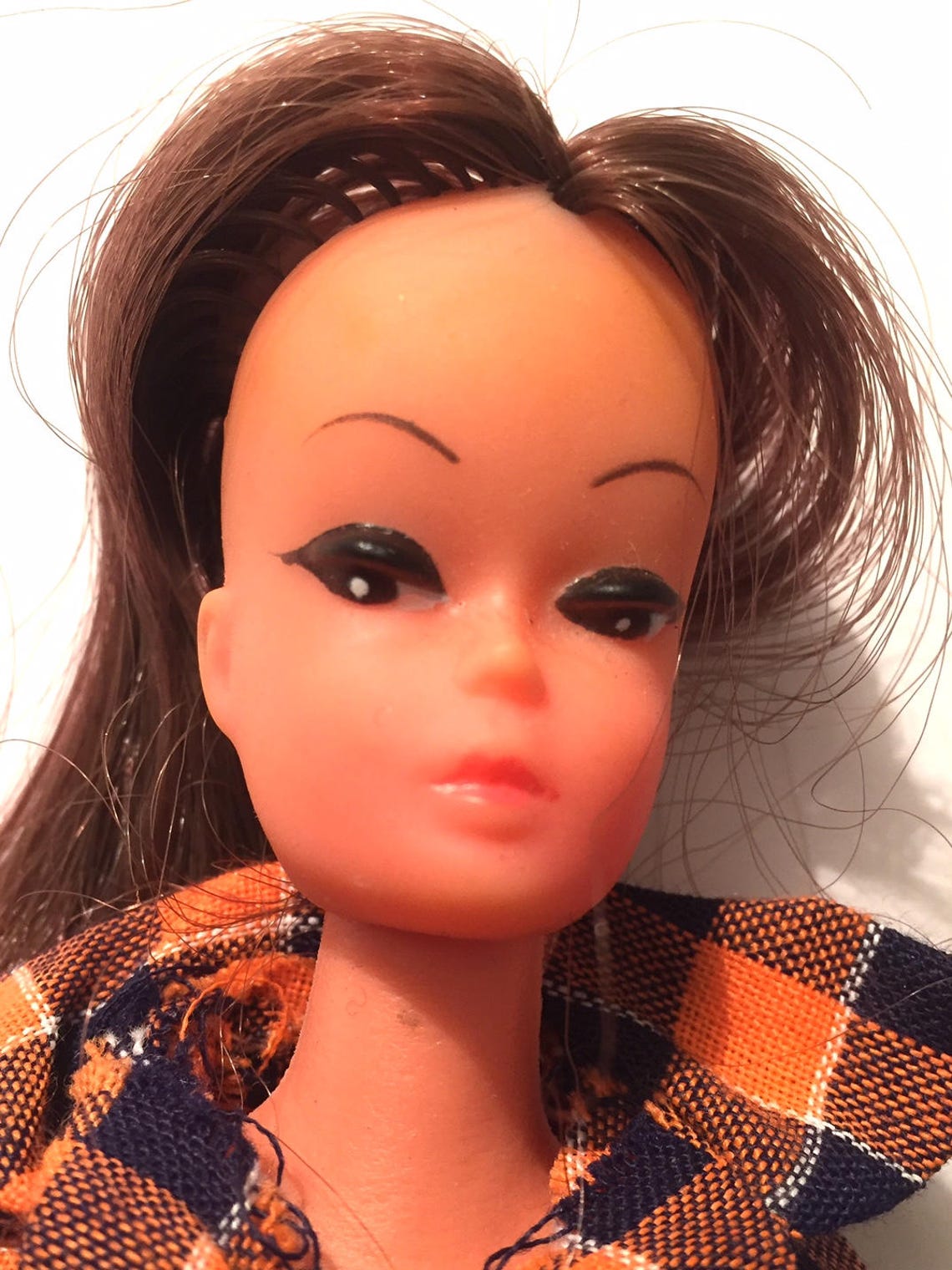 Authentic Vintage German Petra 1960s Barbie Vinyl Clone Madras ...