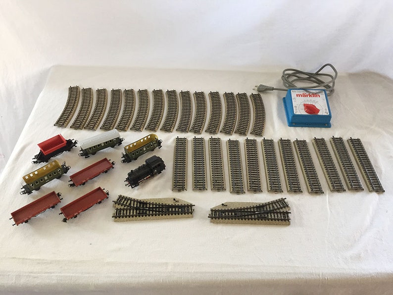 1960s Vintage Antique MARKLIN West Germany Toy TRAIN Tin Plate Plastic ...