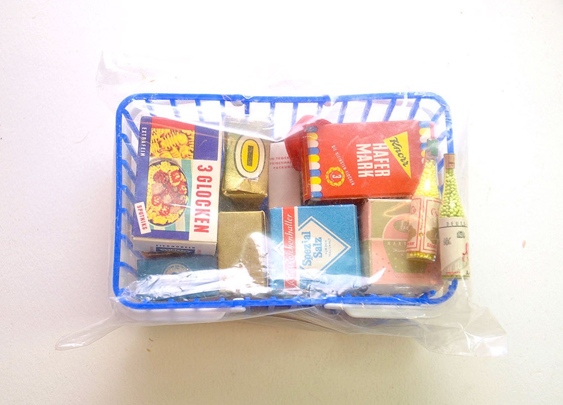 1950s Vintage German Shopping Groceries Food Bottles Brands Boxes ...