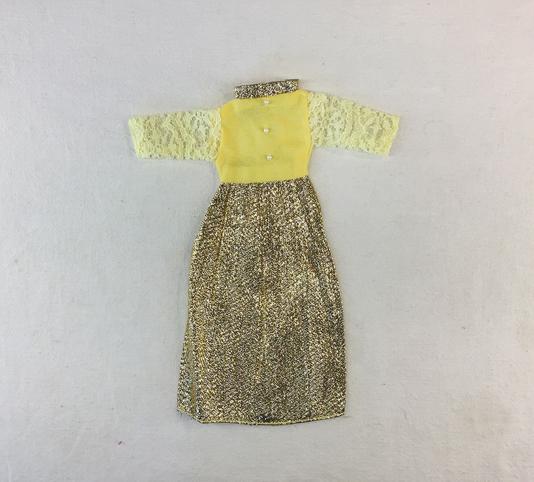 1950s/1960s Vintage Doll Clothes Mattel BARBIE CLONE Sleeveless Black ...