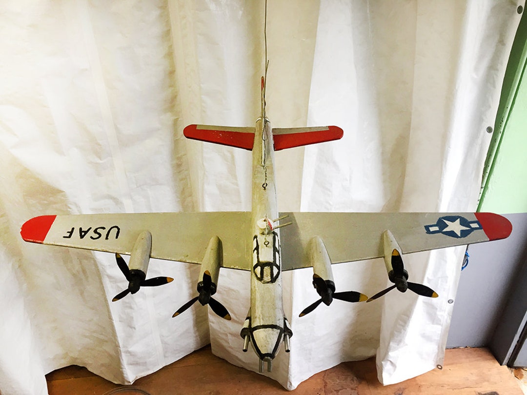 Rare FOLKART WW2 Hand-made 40s Vintage Antique Painted Wood Toy ...