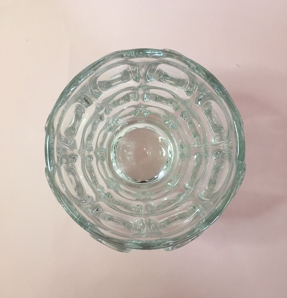 50s Sklo Union Optical Glass Vase by Frantisek Vizner for ...