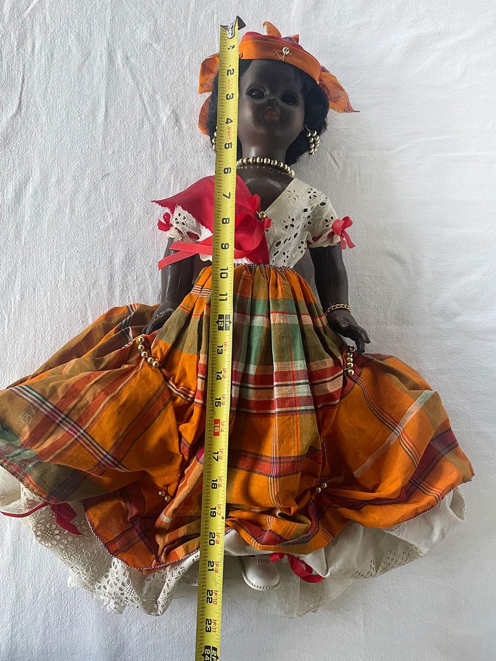 Rare 1940s Antique Italian/german Vintage Black CREOLE Fashion Doll ...