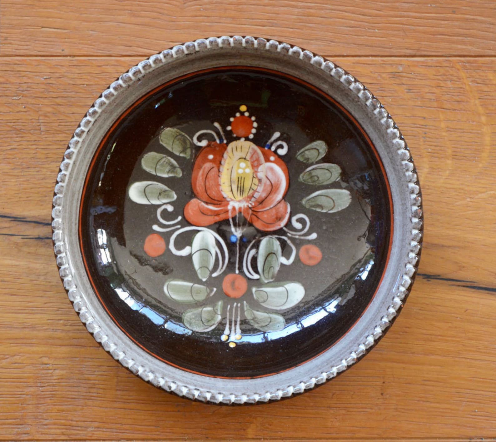 Vintage SWITZERLAND Pottery Artist HUGO KOHLER Biel Handarbeit Handmade ...