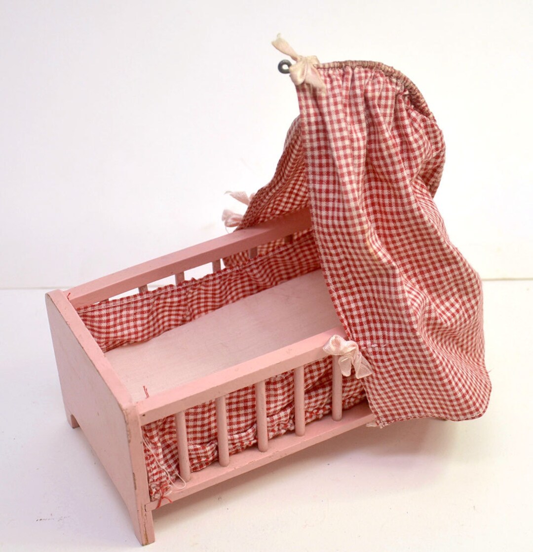 1920s/30s Vintage German Doll's House Art Deco Franz Carl Weber Bed ...