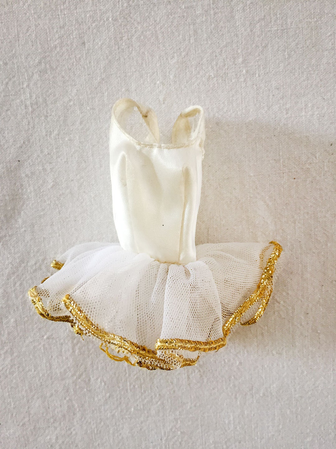 1960-1970s Original Vintage BARBIE Doll Ballerina White Satin Tutu ...