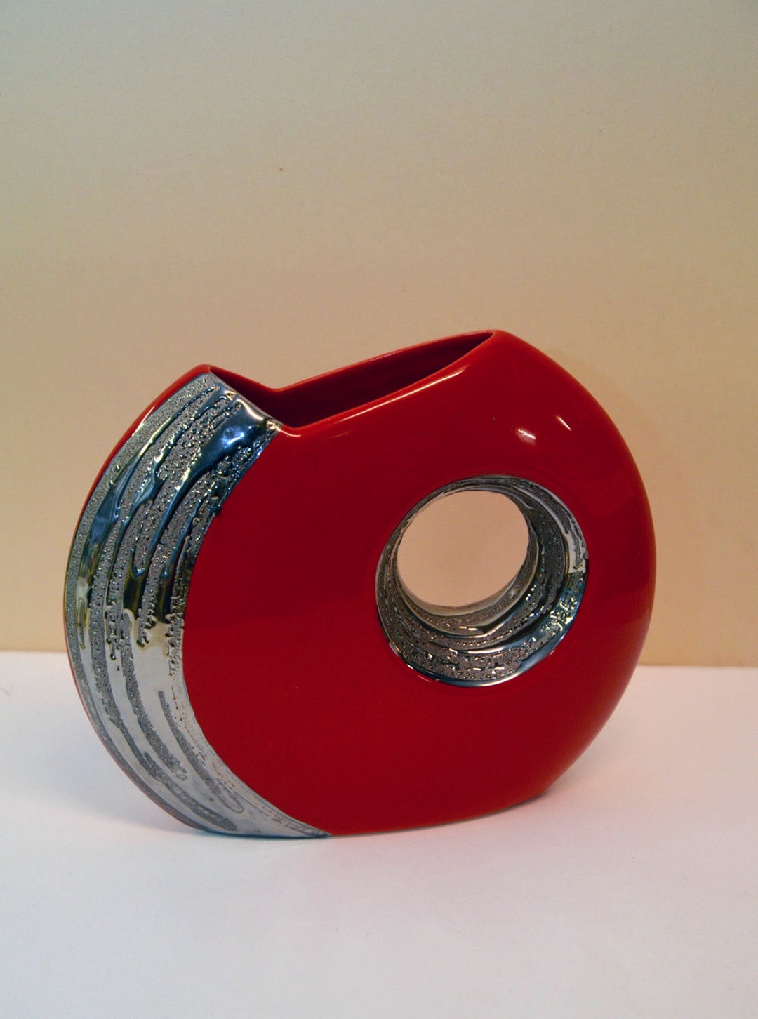 Bertoncello ROBERTO RIGON 70s Italy Italian POTTERY Vintage Fat Lava ...