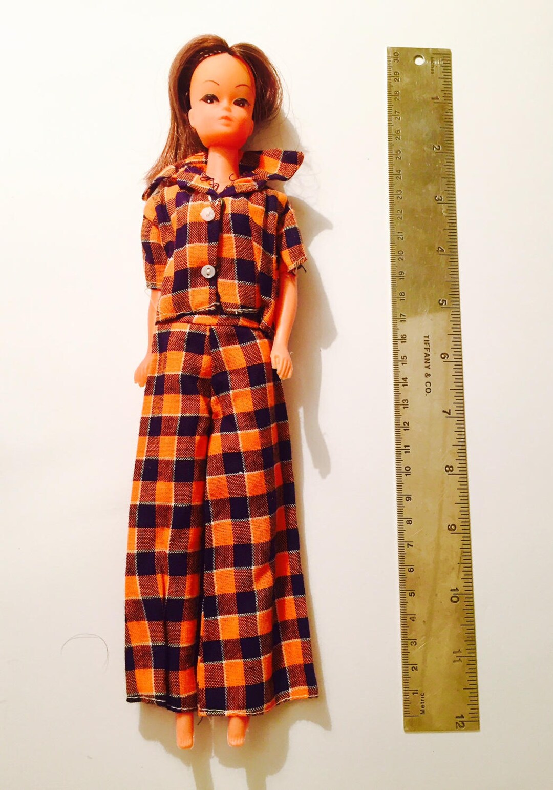 Authentic Vintage German Petra 1960s Barbie Vinyl Clone Madras ...